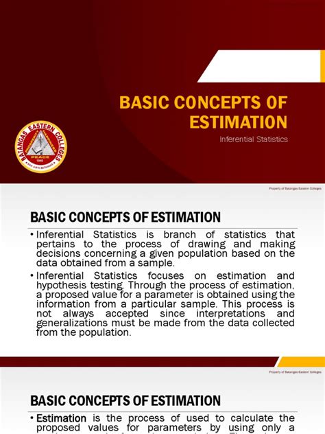 Basic Concepts Of Estimation Pdf