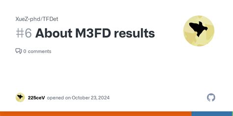 About M Fd Results Issue Xuez Phd Tfdet Github