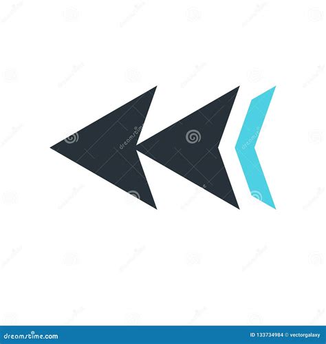 Left Arrow Icon Vector Sign And Symbol Isolated On White Background