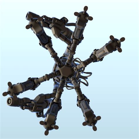 Stl File Ylos Combat Robot 29 Battletech Mechwarrior Warhammer