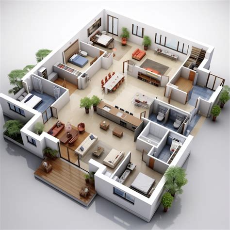 Premium AI Image Convert D Floor Plan D