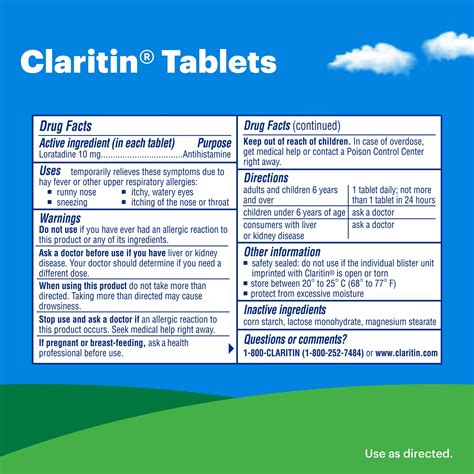 4 Hour Non Drowsy Allergy Antihistamine Reditabs Loratadine 10 Mg 70