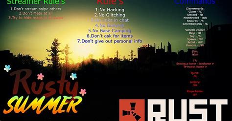 New Rust Server Rules Look Album On Imgur