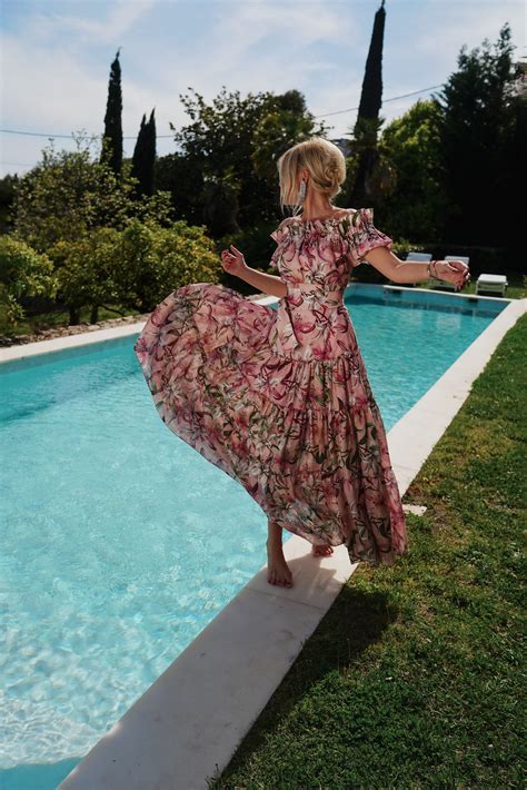 Off Shoulder Long Linen Dress