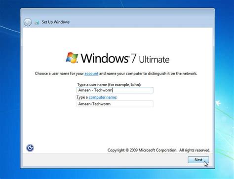 Windows 7 Installation