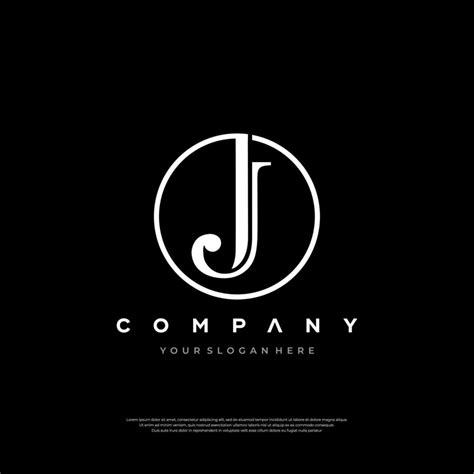 Letter J Logo Design Circle 46453121 Vector Art At Vecteezy