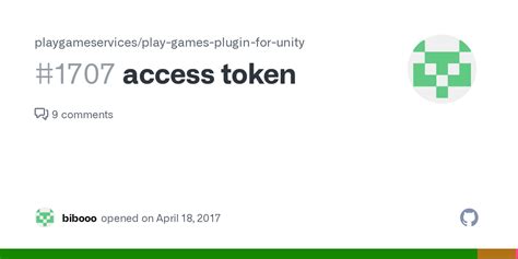 Access Token · Issue 1707 · Playgameservicesplay Games Plugin For