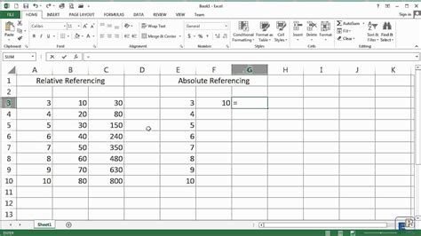 Easy Excel Tutorial Relative Vs Absolute Referencing 5 Youtube