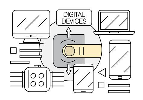 Free Linear Electronics And Digital Devices 150133 Vector Art At Vecteezy