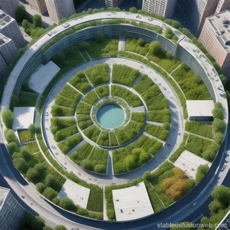Urban Circular Economy Concept Stable Diffusion Online