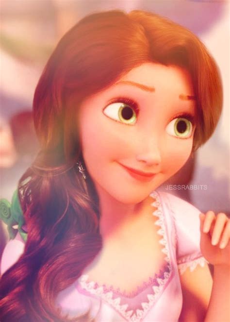 Rapunzel With Longer Brown Hair Disney Diverse Pinterest Long