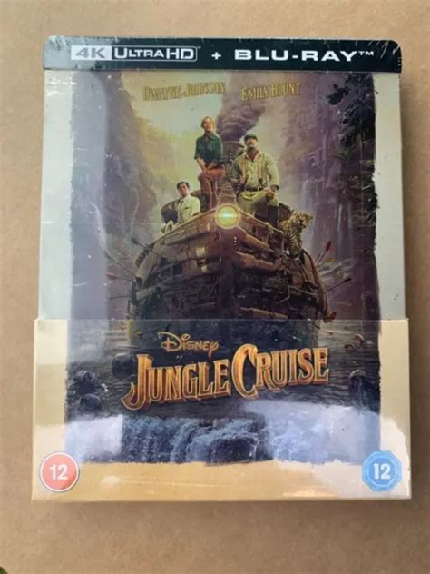 NEW SEALED JUNGLE Cruise 4K Ultra HD Blu Ray Steelbook Zavvi