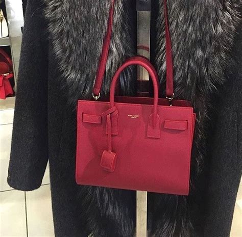 Yves Saint Laurent Nano Sac De Jour Red Bag Yves Saint Laurent Bags