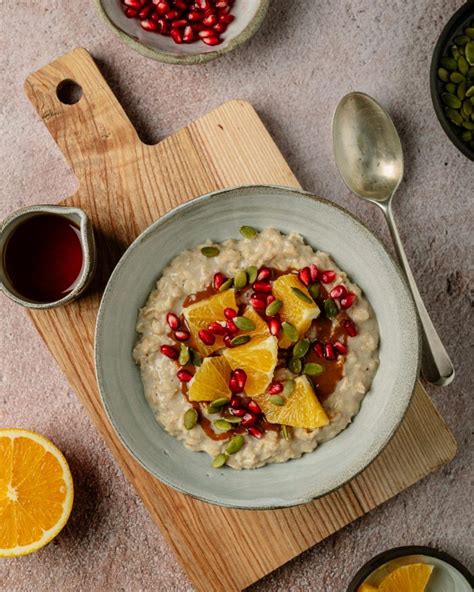 Porridge Davena Invernale Con Arance E Melograno Veggie Situation