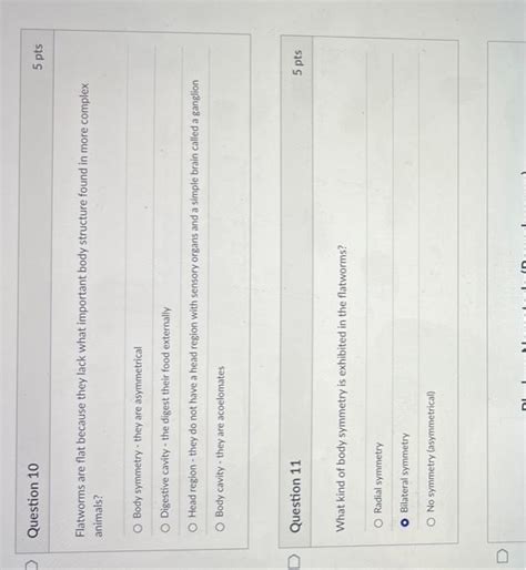 Solved Flatworms Are Flat Because They Lack What Important