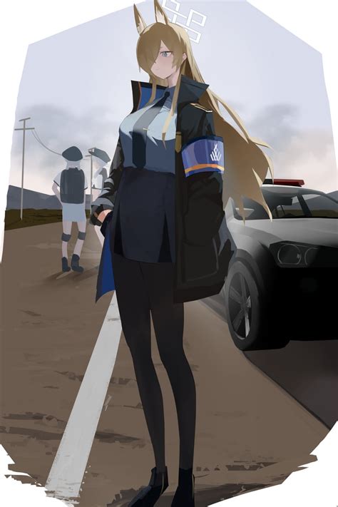 Kanna And Valkyrie Police Academy Student Blue Archive Drawn By