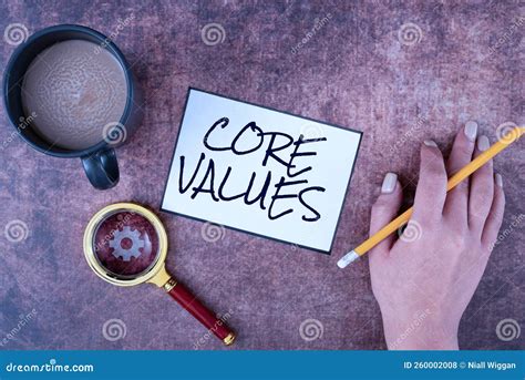 Conceptual Caption Core Values Conceptual Photo Principles Which Guide