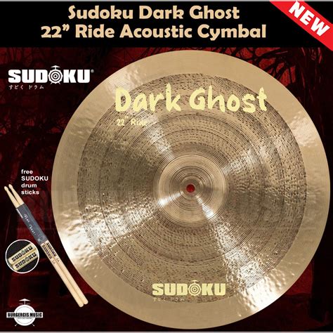 Sudoku Dark Ghost B20 Cymbal Acoustic Drum Cymbal Shopee Malaysia