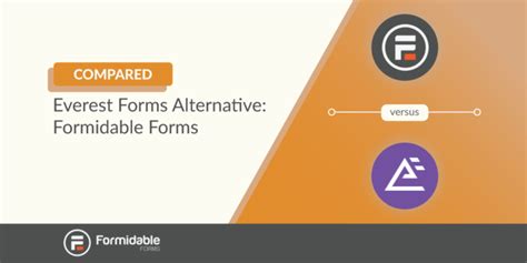 Everest Forms Alternative Formidable Forms Vs Everest Compared