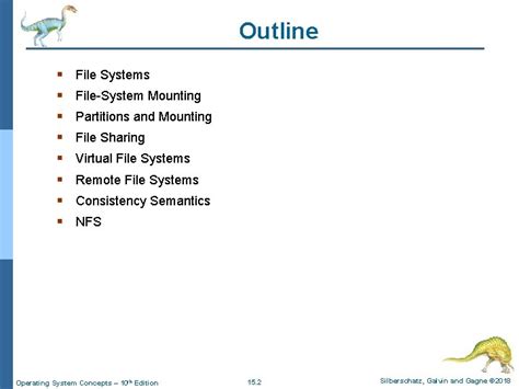 Chapter 15 File System Internals Operating System Concepts