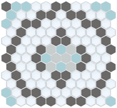 Chateau Pinnacle Hexagon Tile Pattern