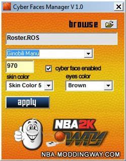 NBA K Cyberfaces Manager Released ModdingWay NLSC