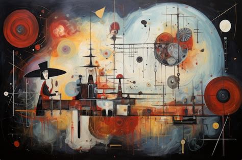 Premium Photo A Brilliant And Eccentric Inventor Crafting Ingenious Devices Generative Ai