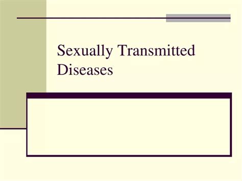 Ppt Sexually Transmitted Diseases Powerpoint Presentation Free