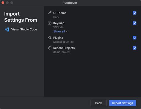 Migrate From Vs Code To Rustrover Rustrover Documentation