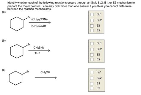 Oneclass Identify Whether Each Of The Following Reactions Occurs
