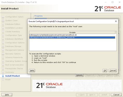 Oracle Database 21C 21 3 Kurulumu Database ÇözümPark
