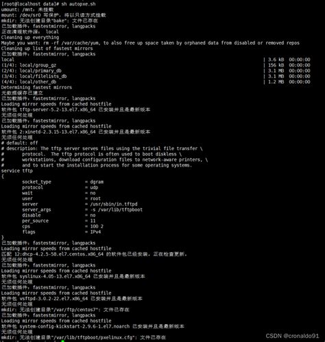 Shell脚本攻略：shell实现pxe无人值守安装无人值守脚本 Csdn博客