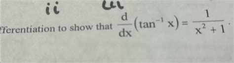 Solved Use Implicit Differentiation To Show That