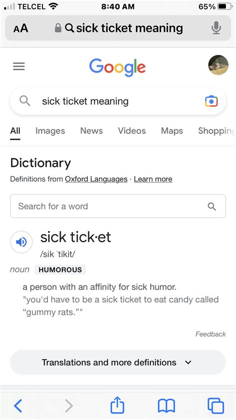 You Are One Sick Ticket 是什么意思？ 关于英语 美国（英文） Hinative