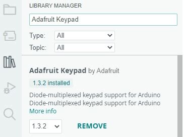 Using A X Keypad Sunfounder Newton Lab Kit For Raspberry Pi Pico Documentation