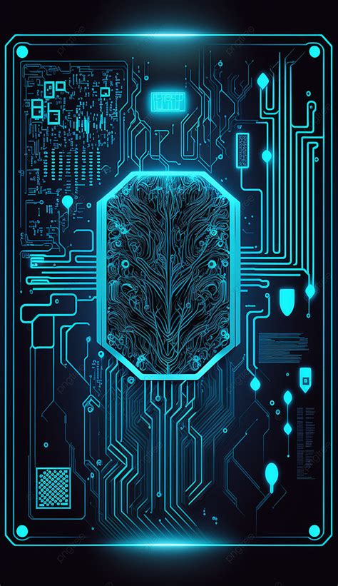 첨단 전자 회로 조명 효과 테두리 광고 배경 배경 화면 및 일러스트 무료 다운로드 Pngtree