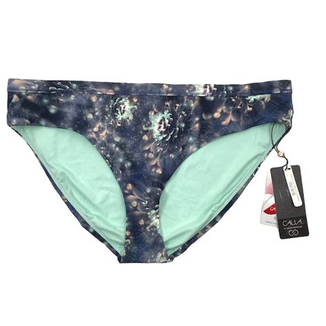 Vintage Calia By Carrie Underwood Swim Banded Bikini Bottom Radiant