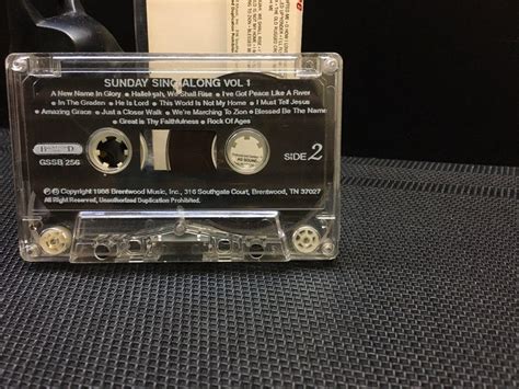 Eng Cassette Sunday Sing Along Hobbies Toys Music Media CDs
