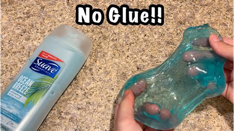 EASIEST No Glue Clear Slime Recipe Ever YouTube