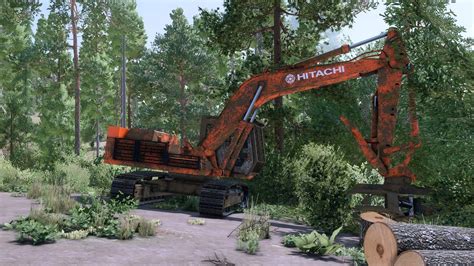 Oldgen Deerehitachi Baggerpaket V1000 Mod Landwirtschafts