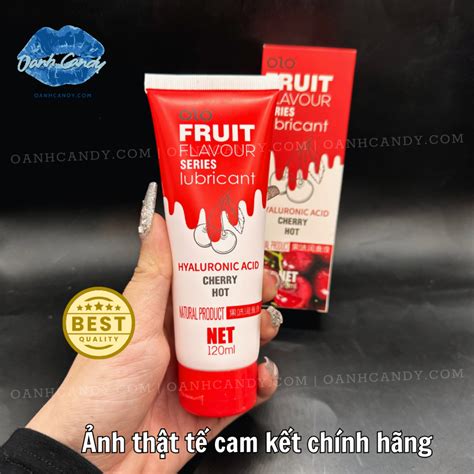 Gel Bôi Trơn Olo Fruit Flavour Series Lubricant Hương Cherry 120ml