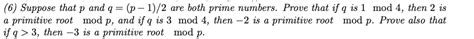 solved 6 ﻿suppose that p ﻿and q p 12 ﻿are both prime