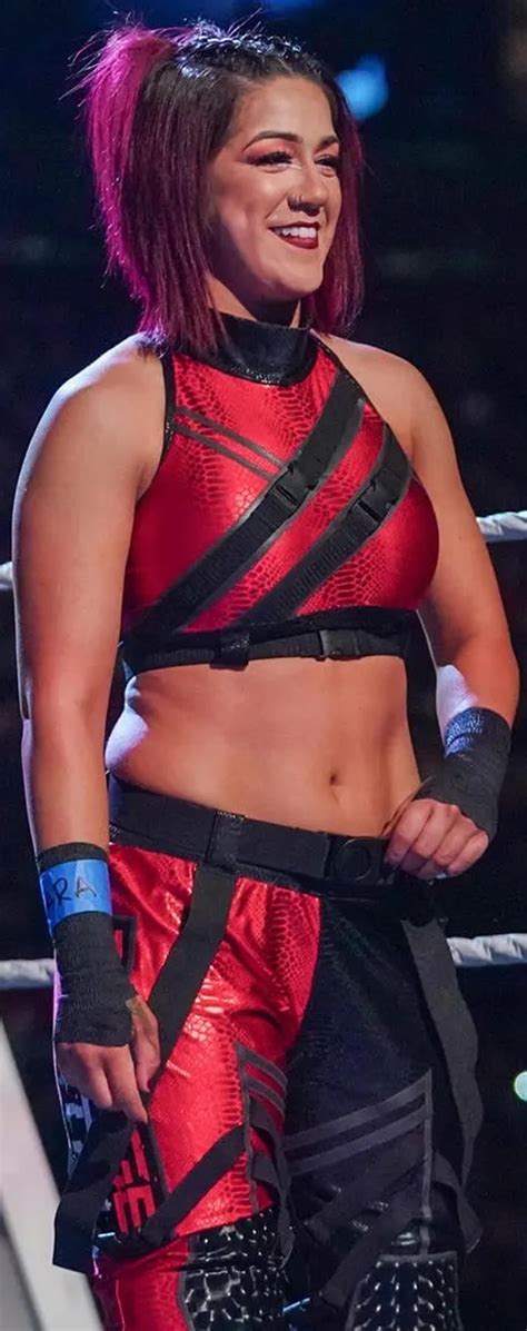 Bayley Looking Sexy In Her Red Ring Gear By Dragonmatt600 On Deviantart