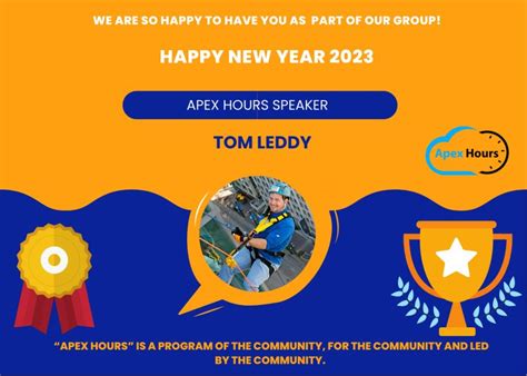 Apex Hours On Linkedin Tom Leddy We Are Very Thankful For You To Share Your Expertise And…