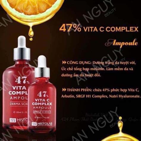 Tinh Chất Histolab Vita C Complex Ampoule 47 Dưỡng Sáng Da 50mltinh