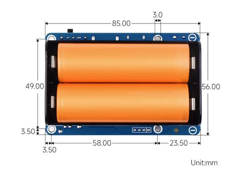 Ups Hat For Raspberry Pi With 21700 Batteries