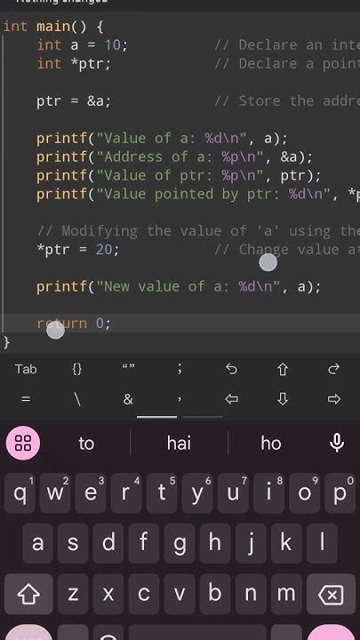 Pointer Stmt In C Language Coding Programming Shorts Trendingshorts