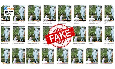 Fact Check Photoshopped Picture Of Pm Modi Paying Tribute To Late