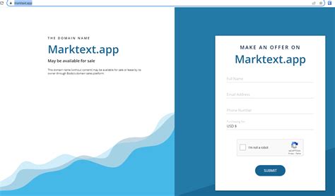 Marktextapp Domain Showing A For Sale Advert · Issue 3407 · Marktextmarktext · Github