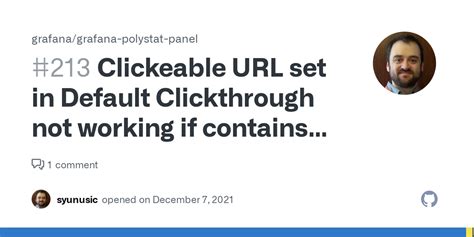 Clickeable Url Set In Default Clickthrough Not Working If Contains